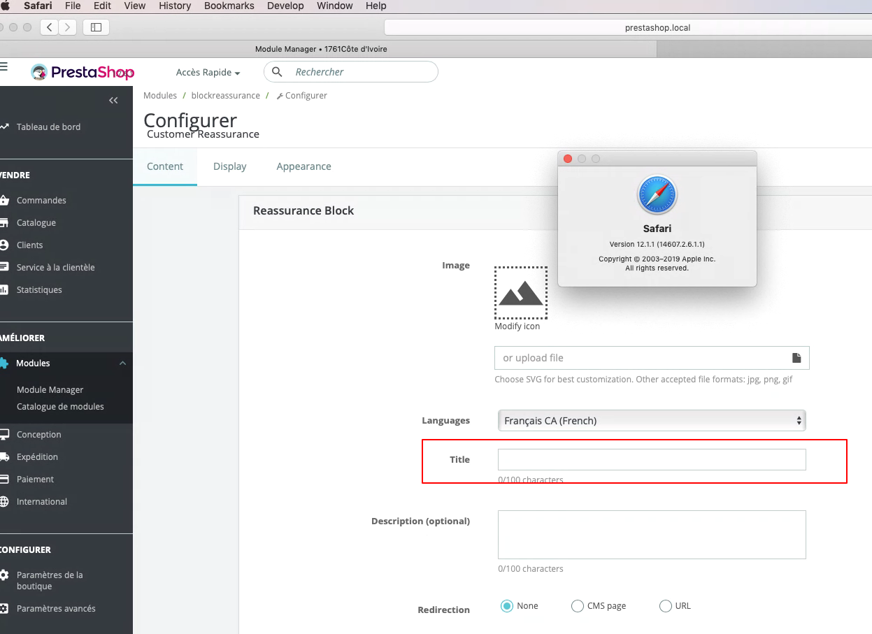 Cannot save field title when editing a block in blockreassurance with Safari · Issue #16152 ...