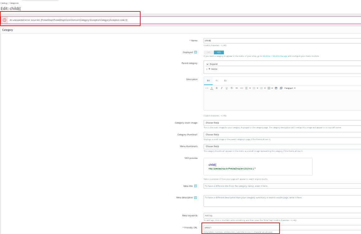 Error - Unclear alert when adding keywords with max length > 255 chars ...