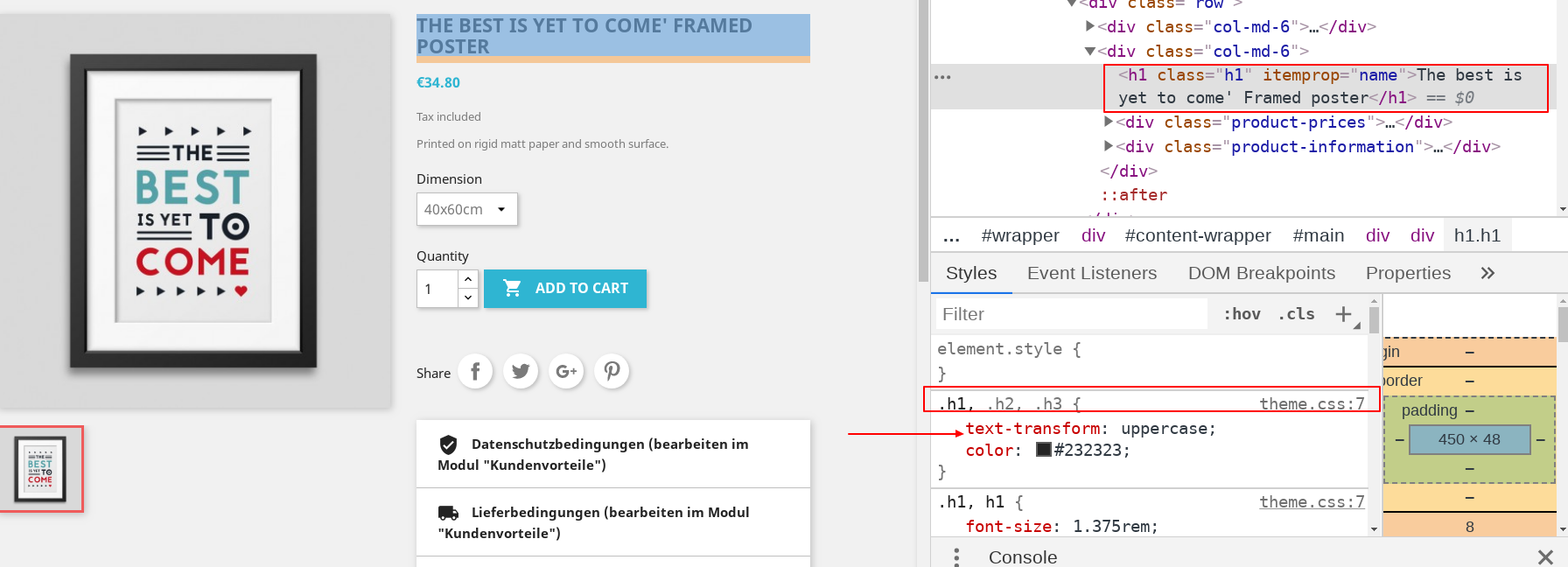 Product Title In Uppercase · Issue 16513 · Prestashopprestashop · Github