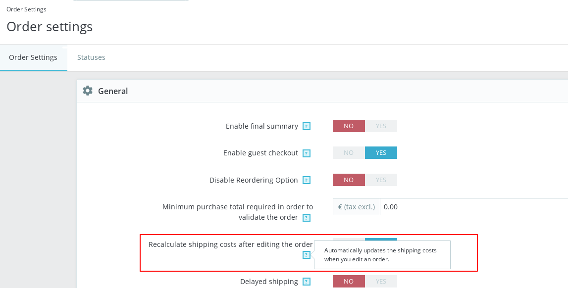 Changing shipping cost of a non-validated order should update shipping cost on invoice · Issue ...