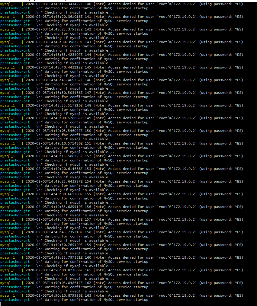 docker-compose up | Can't launch docker-compose on Windows · Issue #17479 · PrestaShop ...
