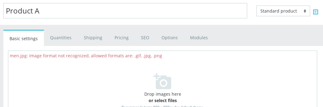 ImageManager::validateUpload returns wrong message about extensions · Issue #18391 · PrestaShop ...