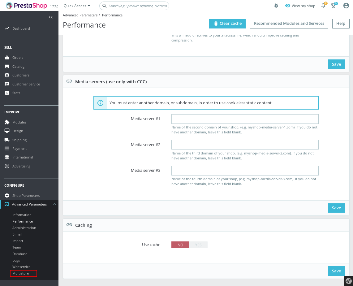 Multistore Menu is not displayed when Caching enabled · Issue #21318 · PrestaShop/PrestaShop ...