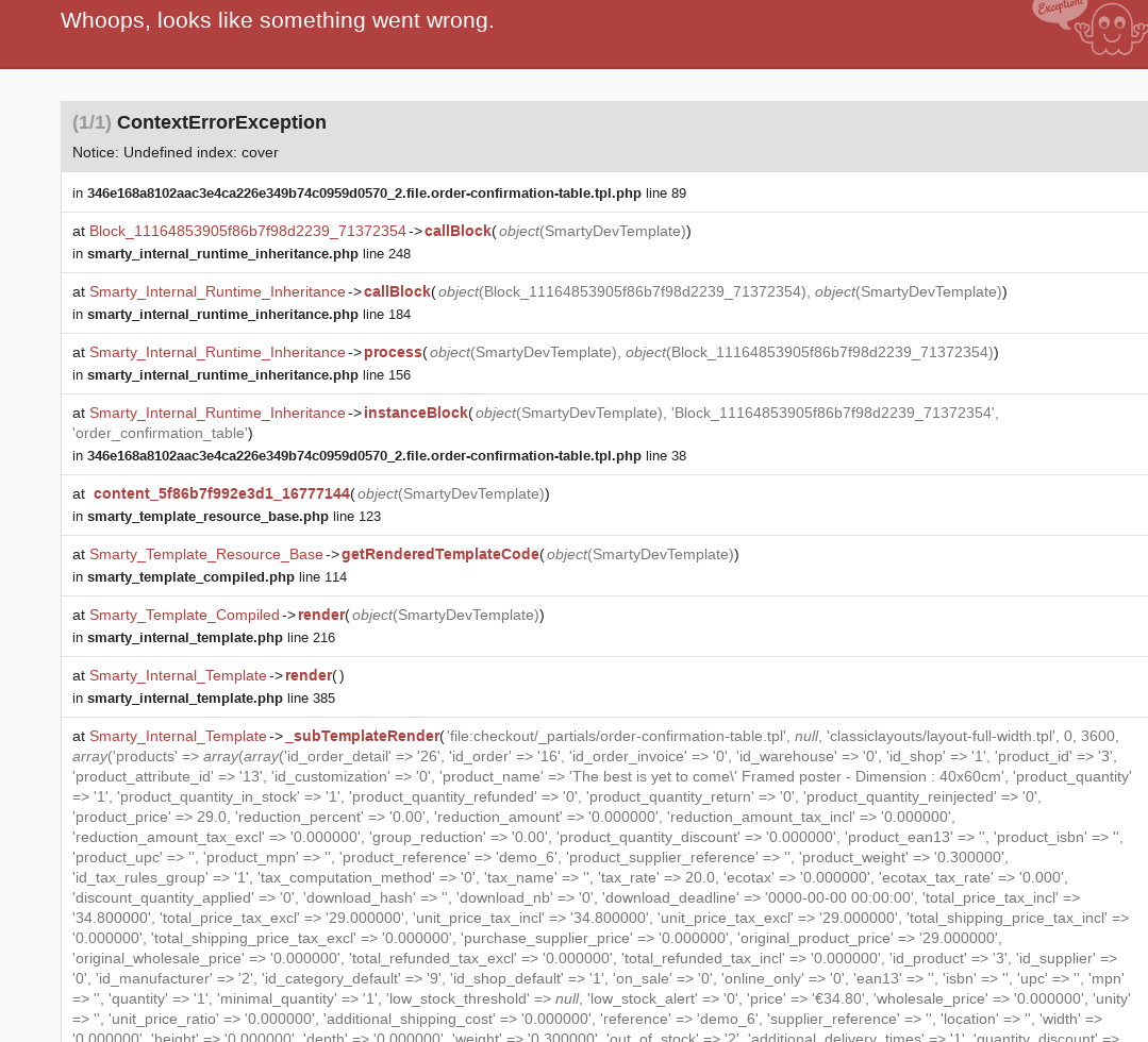 BO - Order - An exception displayed when removing a discount (gift) · Issue #21438 · PrestaShop ...