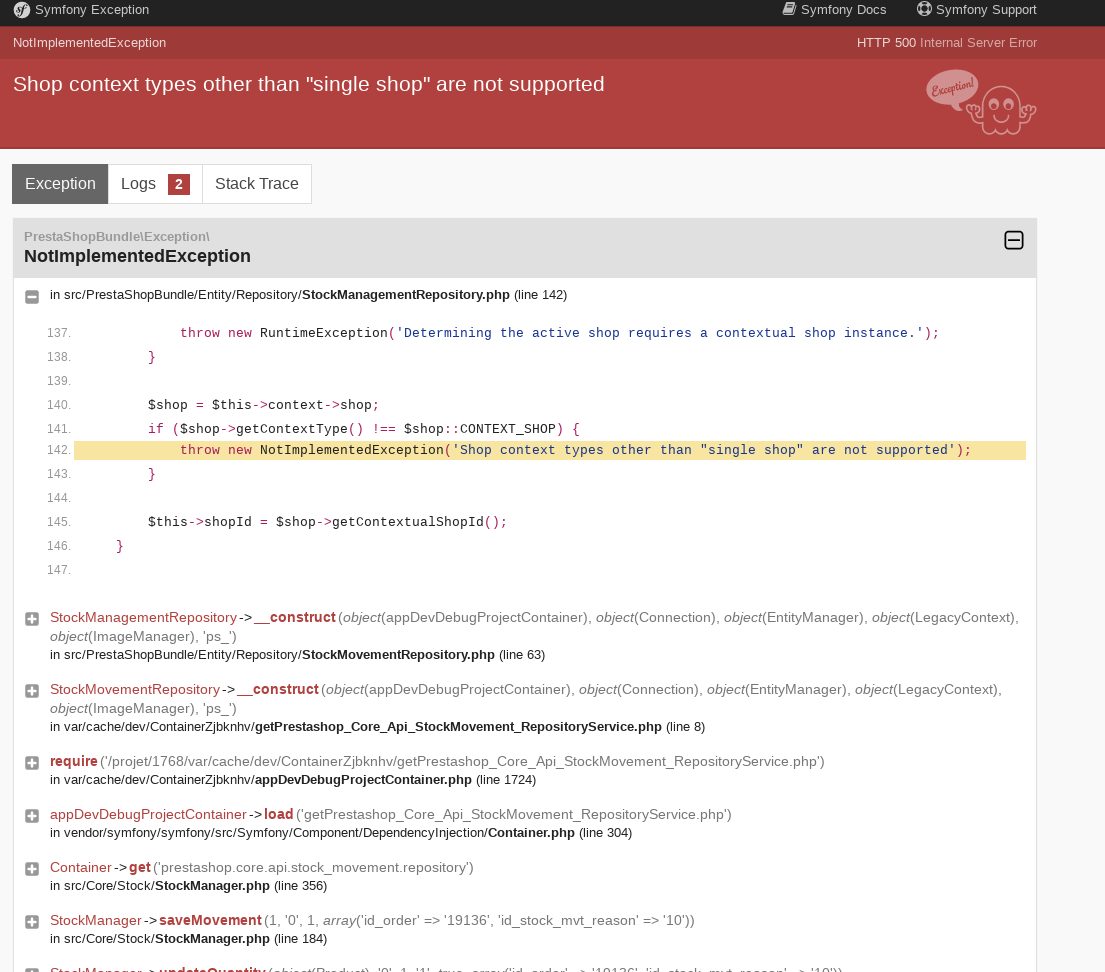 Multishop - BO - Order page - All shops/Default group is selected - when we try to cancel a ...