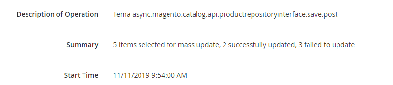 Bulk Action - Finished with Failure · Issue #25526 · magento/magento2 · GitHub