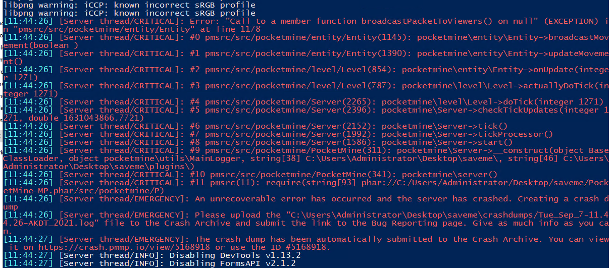 Call to a function broadcastPacketToViewers() · Issue #4439 · pmmp/PocketMine-MP · GitHub