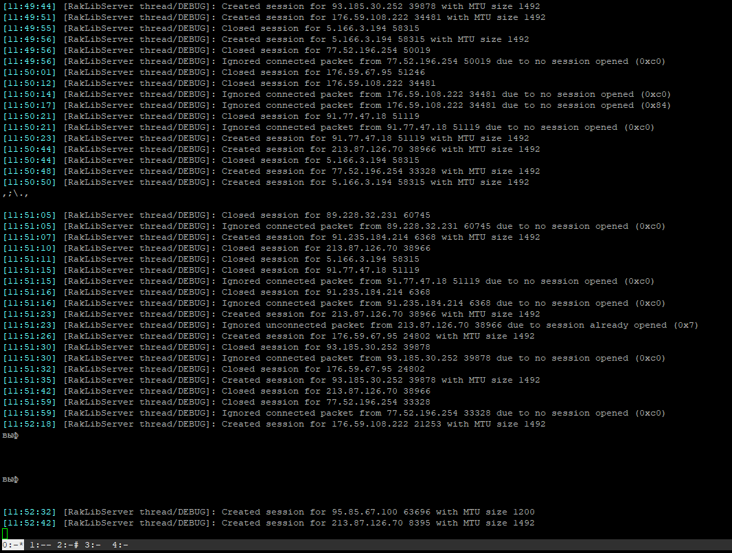 Server freezes. · Issue #2618 · pmmp/PocketMine-MP · GitHub