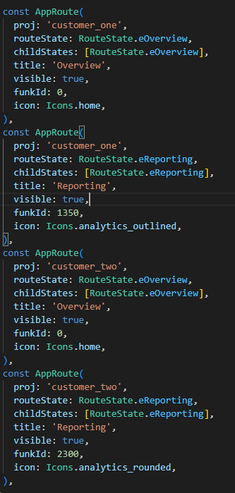 automatic generate drawer from given userPermissions(authorization=> different roles ...