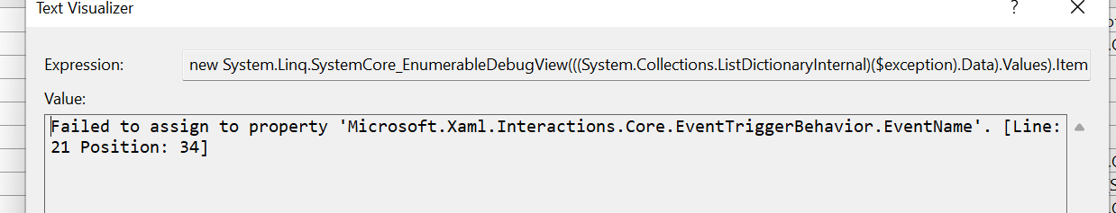 Xaml parse exception in WinUI 3 · Issue #221 · microsoft/XamlBehaviors · GitHub