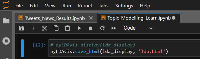 pyLDAvis causing Button Icons to disappear in Jupyter Lab · Issue #162 · bmabey/pyLDAvis · GitHub