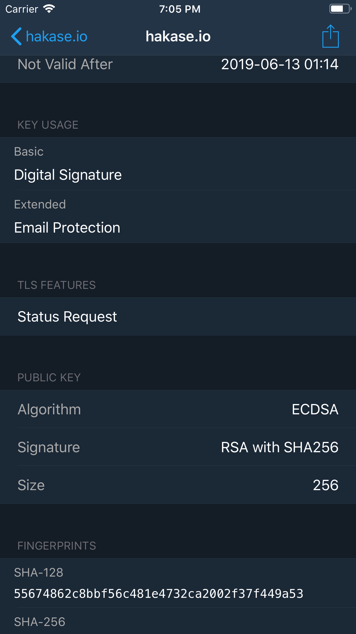 Add OCSP Must Staple Information · Issue #135 · tls-inspector/tls-inspector · GitHub