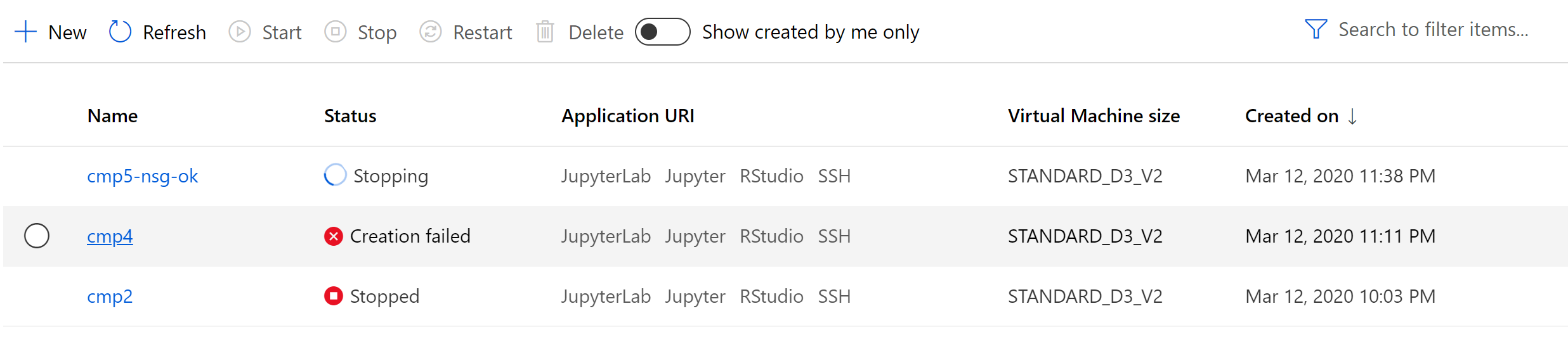 Compute Instance LOGS access when creation FAILED · Issue #858 · Azure/MachineLearningNotebooks ...