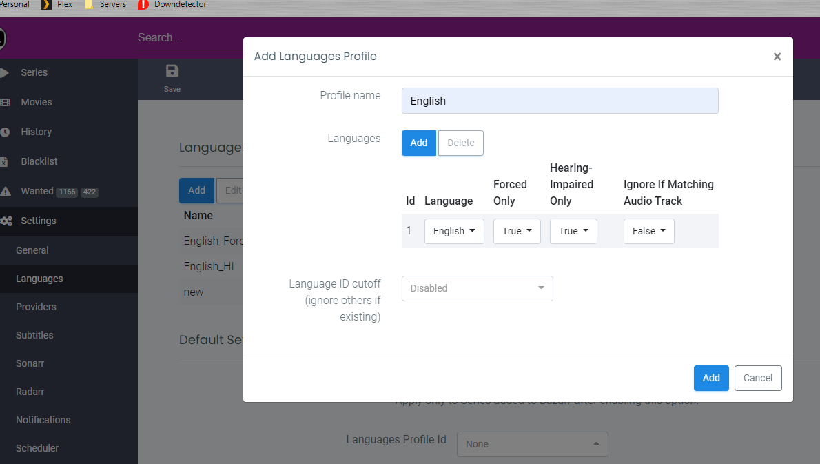 Unable to select both forced and HI types in language profile · Issue ...