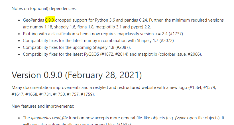 Changelog 0.10.0 - specifies a change on 0.9.0, Is this a typo? · Issue #2169 · geopandas ...