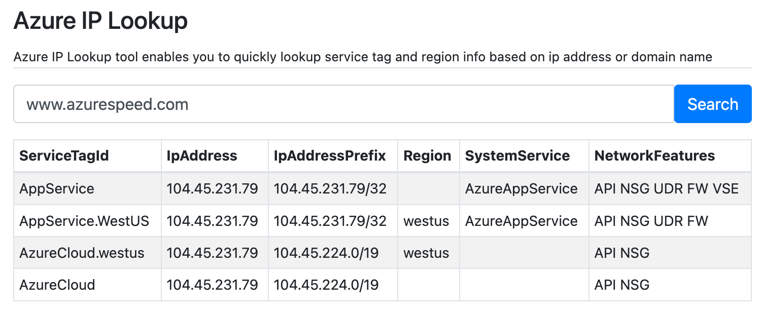 azure ip lookup broken? · Issue #166 · blrchen/azure-speed-test · GitHub