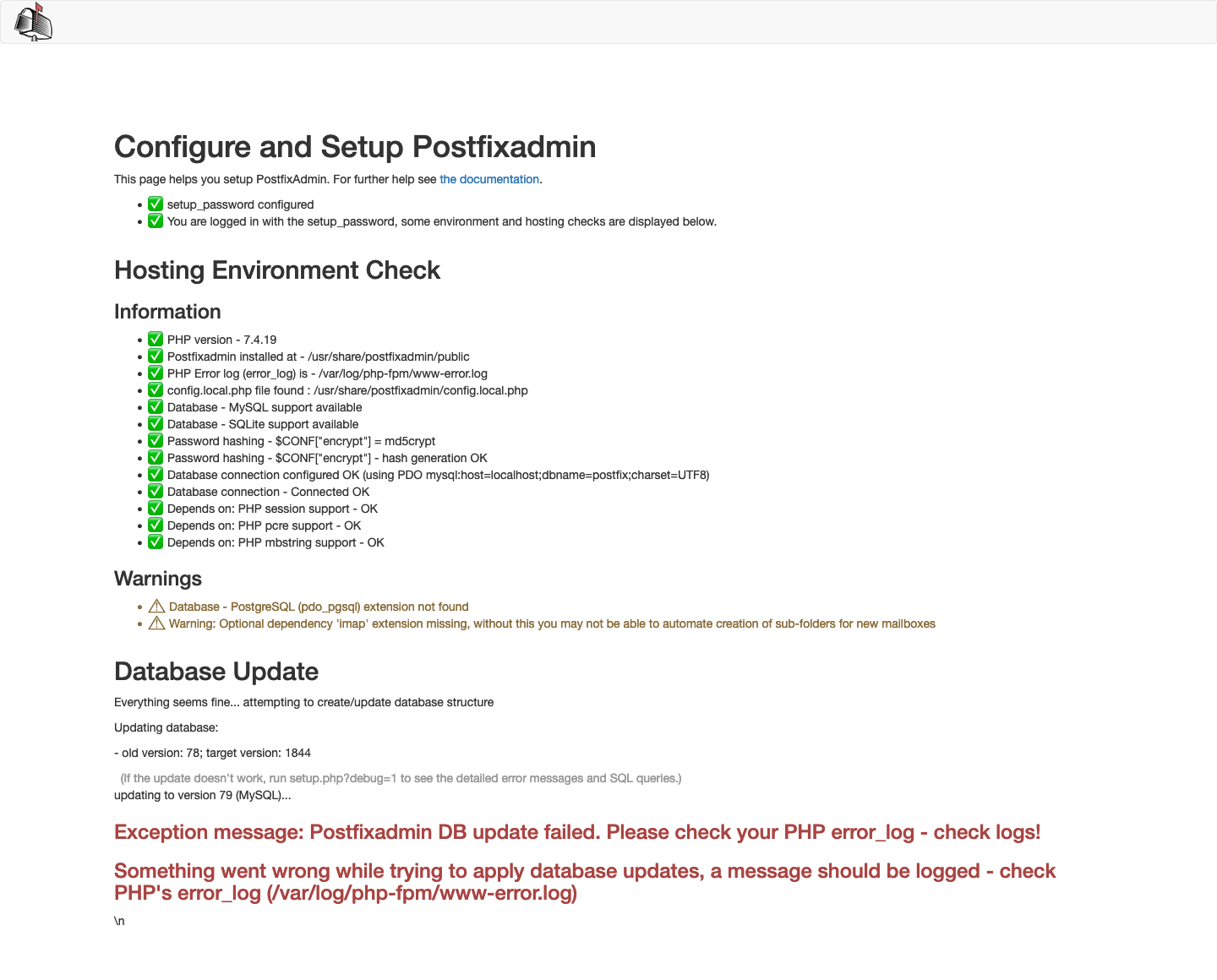 I Can T Create A Superadmin Account Please Guide · Issue 659 · Postfixadmin Postfixadmin · Github