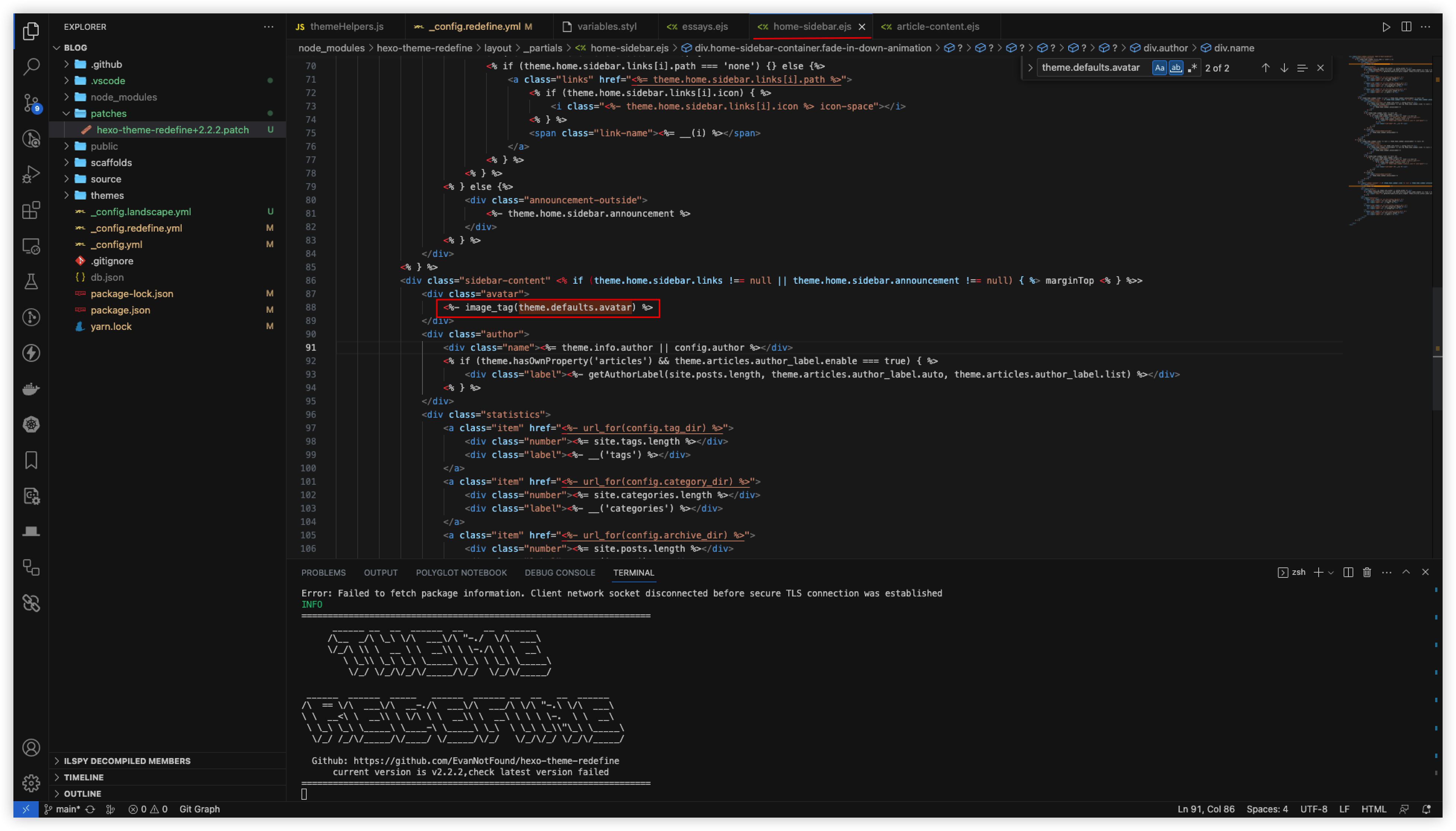 [BUG] 博客位于二级目录无法使用本地图片问题 · Issue #185 · EvanNotFound/hexo-theme ...