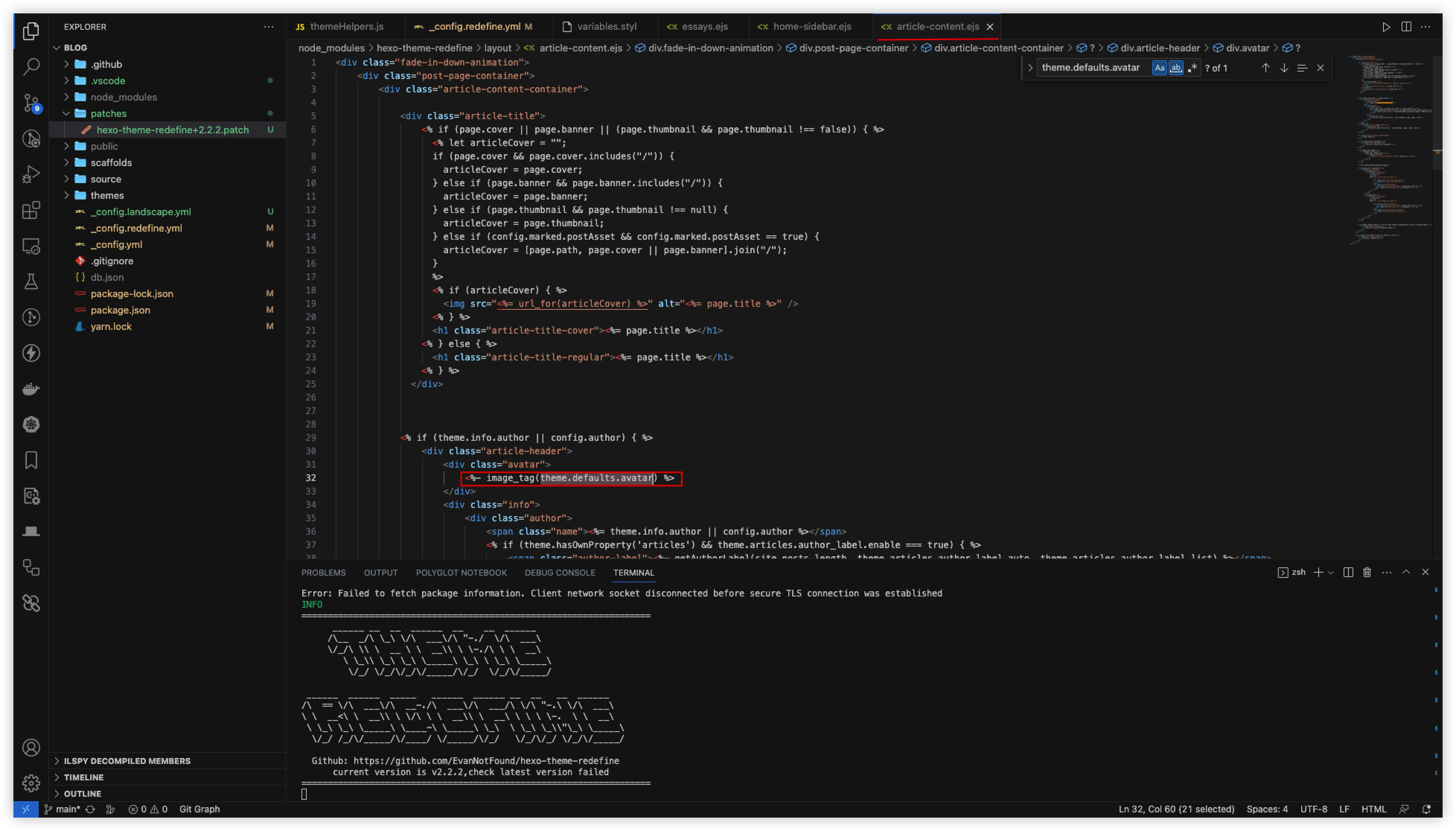 [BUG] 博客位于二级目录无法使用本地图片问题 · Issue #185 · EvanNotFound/hexo-theme-redefine · GitHub