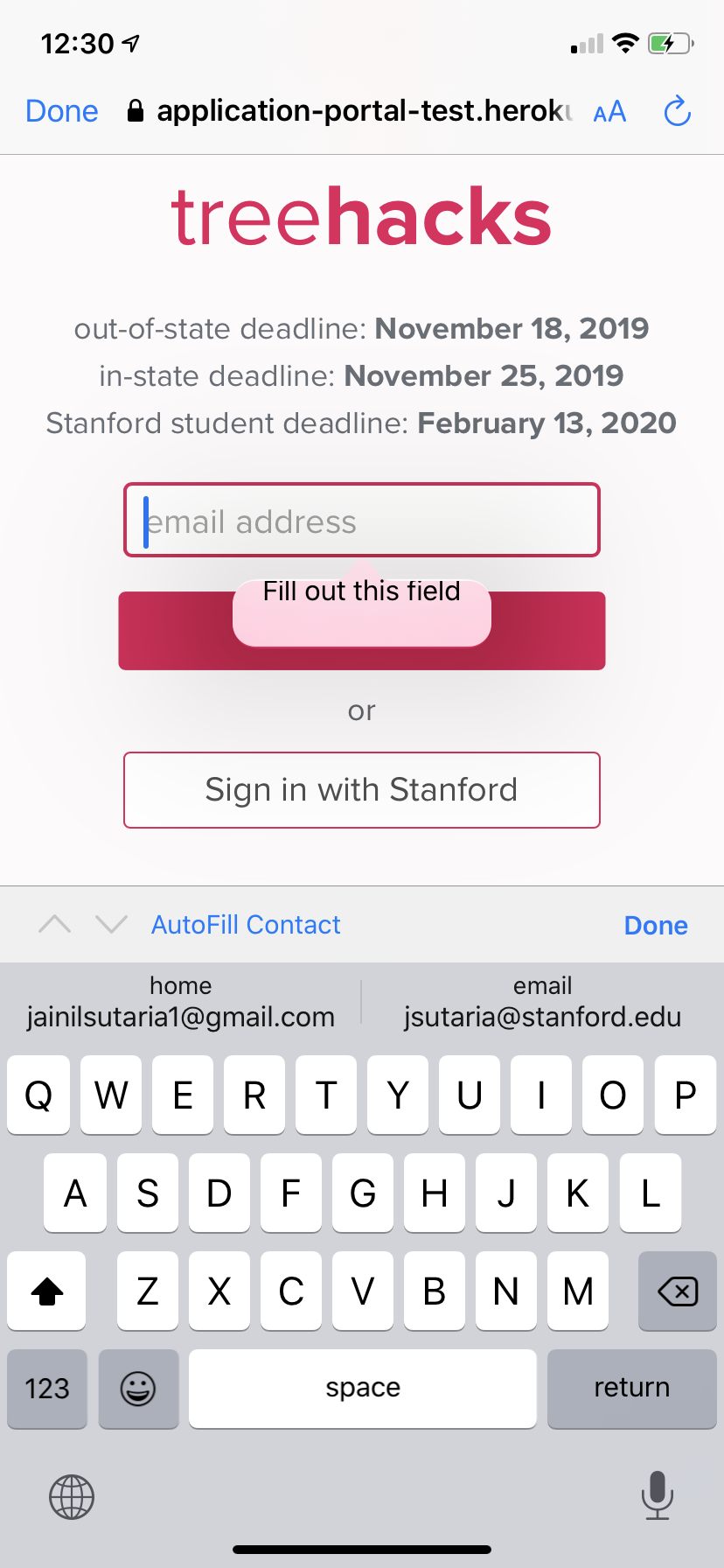 Mobile weird UI on fill out field · Issue #121 · TreeHacks/root · GitHub