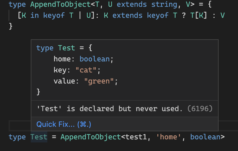 527 - Append to object -- What's wrong with this solution · Issue #9115 · type-challenges/type ...