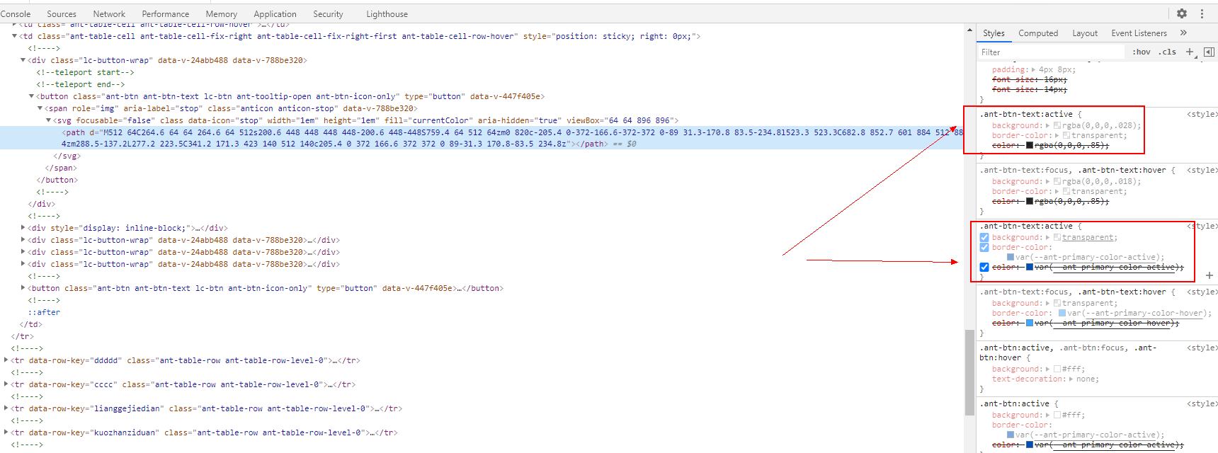 css antd.variable.min.css in dist has packeged css twice, one not with var, one with var, please ...