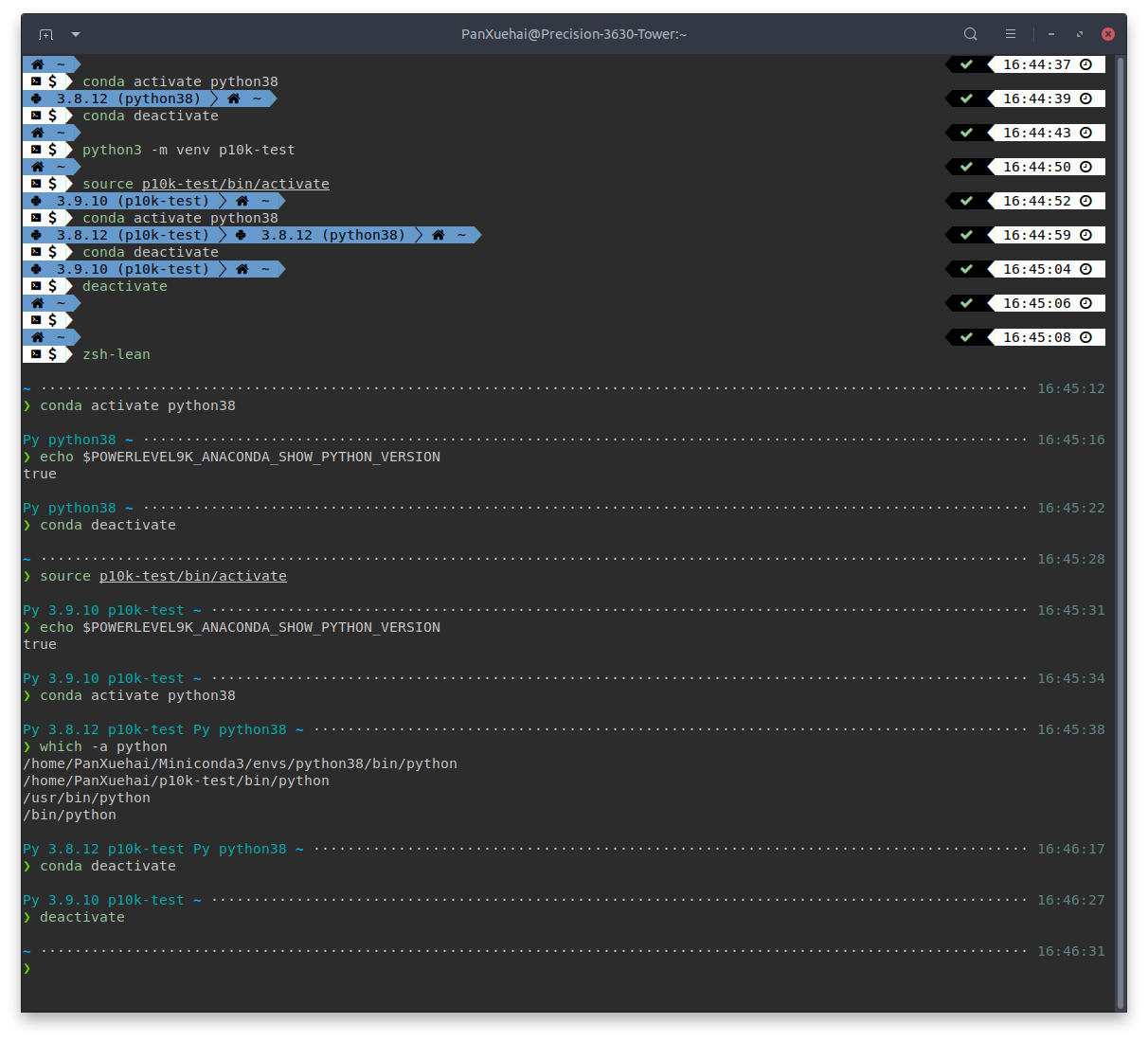 Show Python Version In Anaconda Prompt With Predefined Styles config