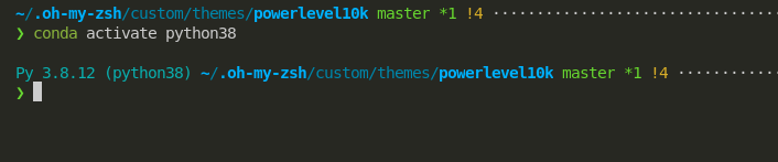Show Python version in Anaconda prompt with predefined styles (`config ...