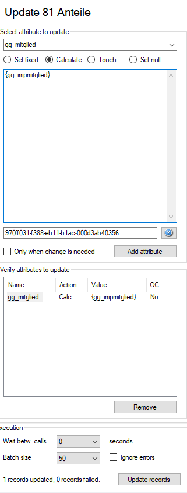 Cannot update a lookup column with "Calculate" · Issue #116 · rappen/BulkDataUpdater · GitHub