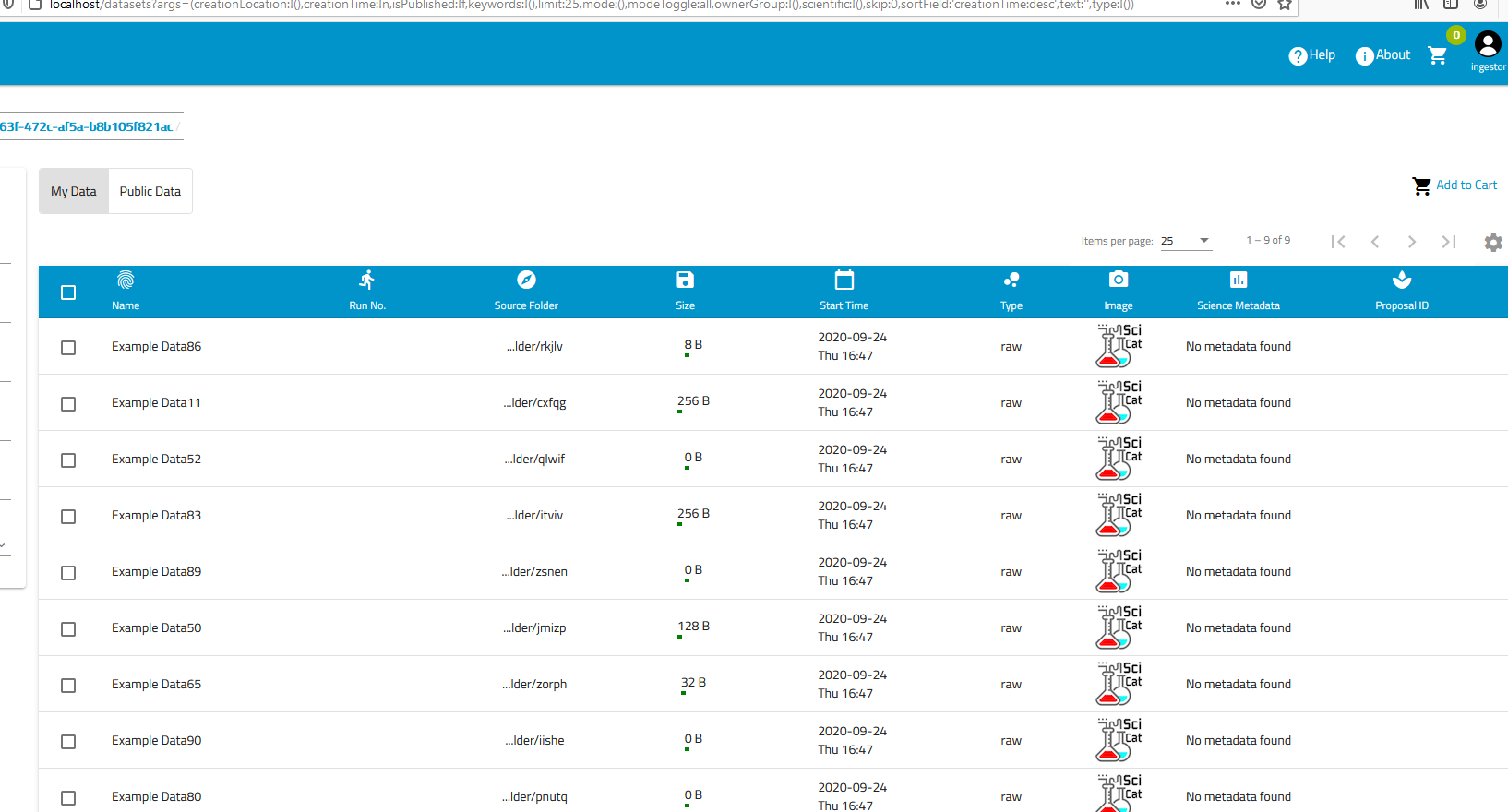 Querying the database with REST API through python requests package returns all data in ...