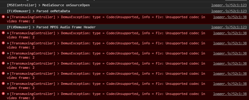 部分flv视频播放失败 · Issue #629 · bilibili/flv.js · GitHub