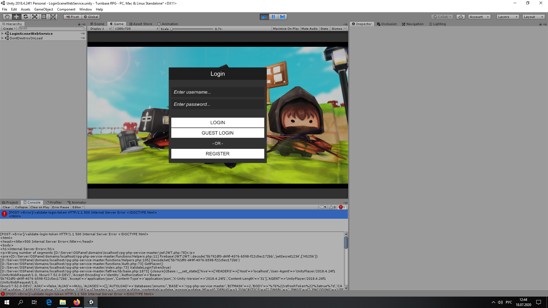 500 Internal Server Error · Issue #69 · suriyun-production/turnbase-rpg-docs · GitHub