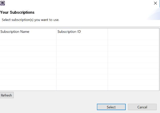 Eclipse Doesnt Display Subscription After Login Via Azure Toolkit · Issue 1109 · Microsoft