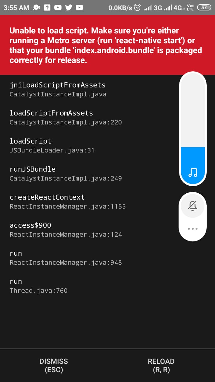 Create a new native app does not run. · Issue #649 · react-native-community/cli · GitHub