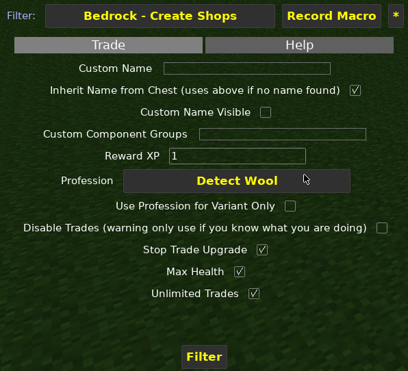 Bedrock_MCEdit_Filters/CreateShops_README.md at master · PathwayStudios ...