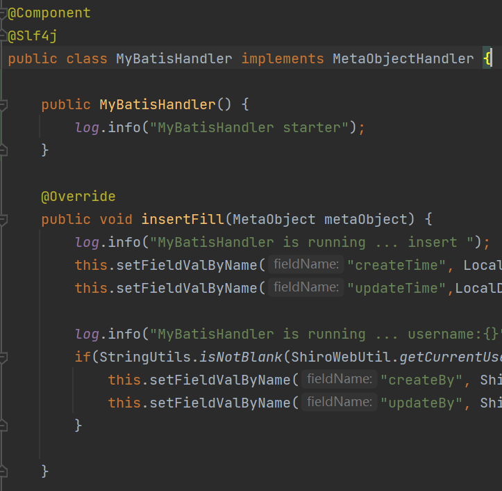MetaObjectHandler 不生效 · Issue #3494 · baomidou/mybatis-plus · GitHub