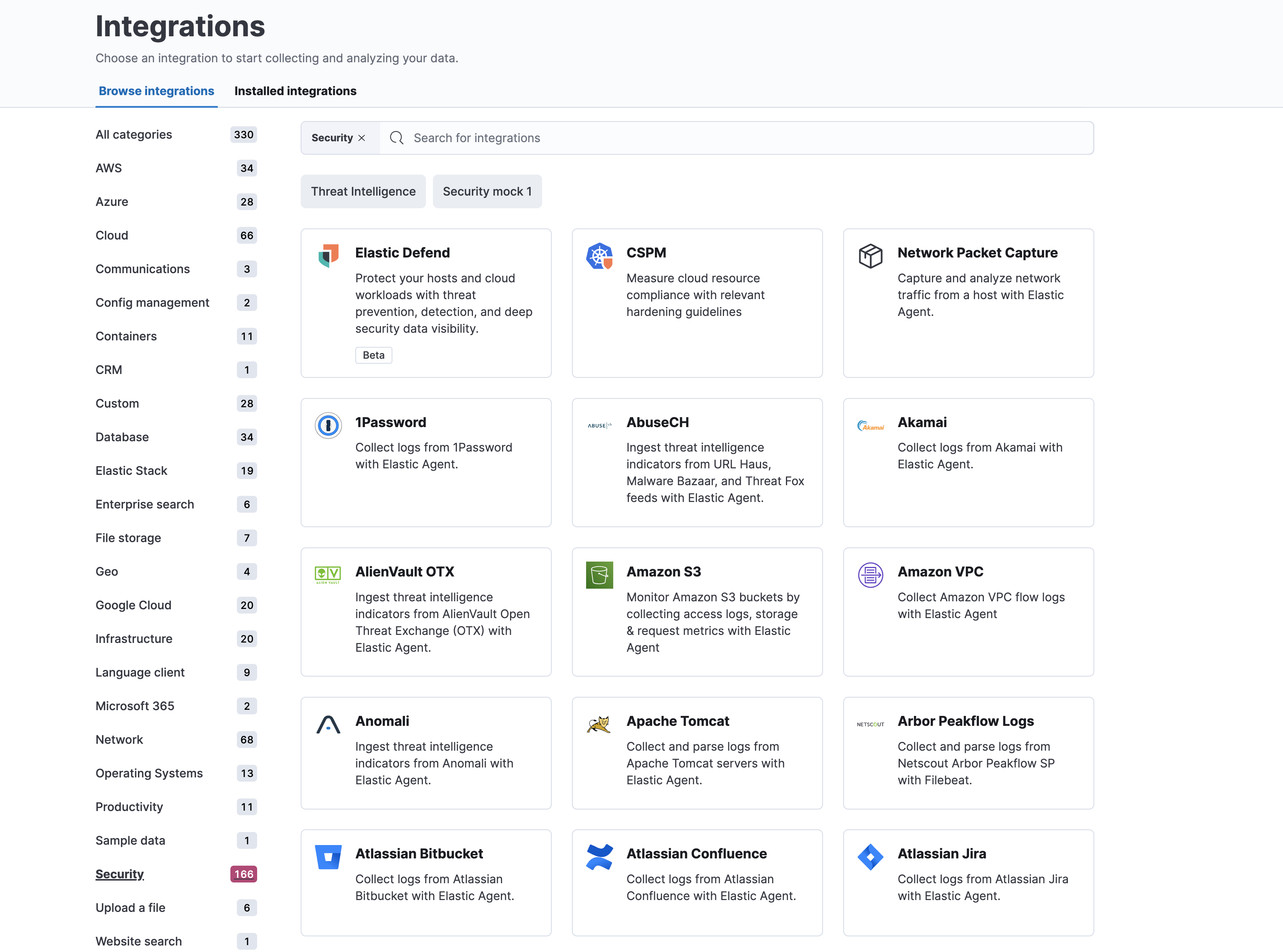 [Fleet] Implement new category/subcategory UI · Issue #147125 · elastic/kibana · GitHub