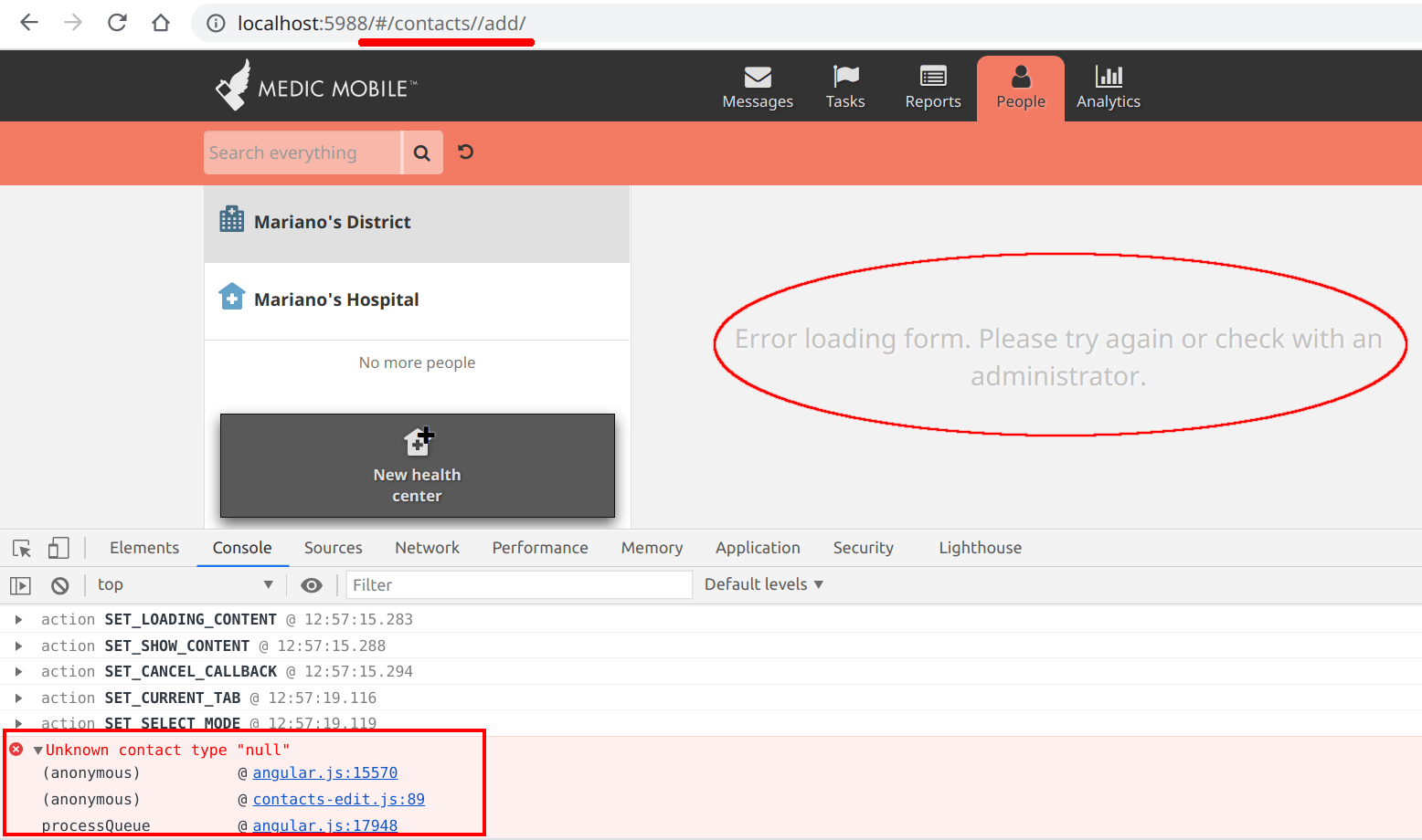 Can't create task action with type "contact" · Issue #358 · medic/cht-conf · GitHub
