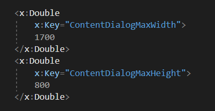 [ContentDialog] StaticResource binding does not actually evaluate the correct resources for max ...