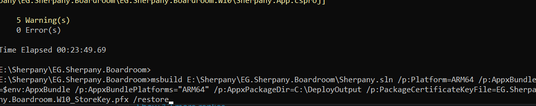 Support of ARM64 does not work for UWP apps in a GitHub Actions · Issue ...