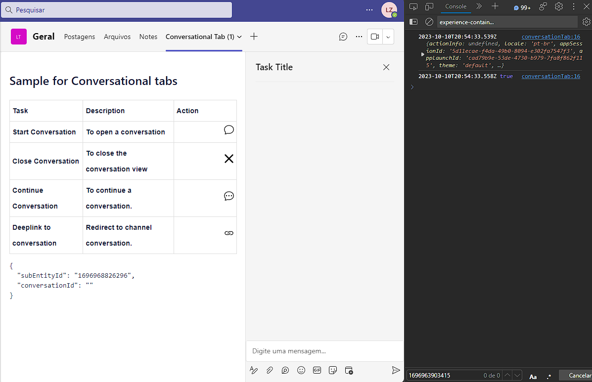 microsoftTeams.conversations.openConversation does not trigger onStartConversation · Issue #1971 ...