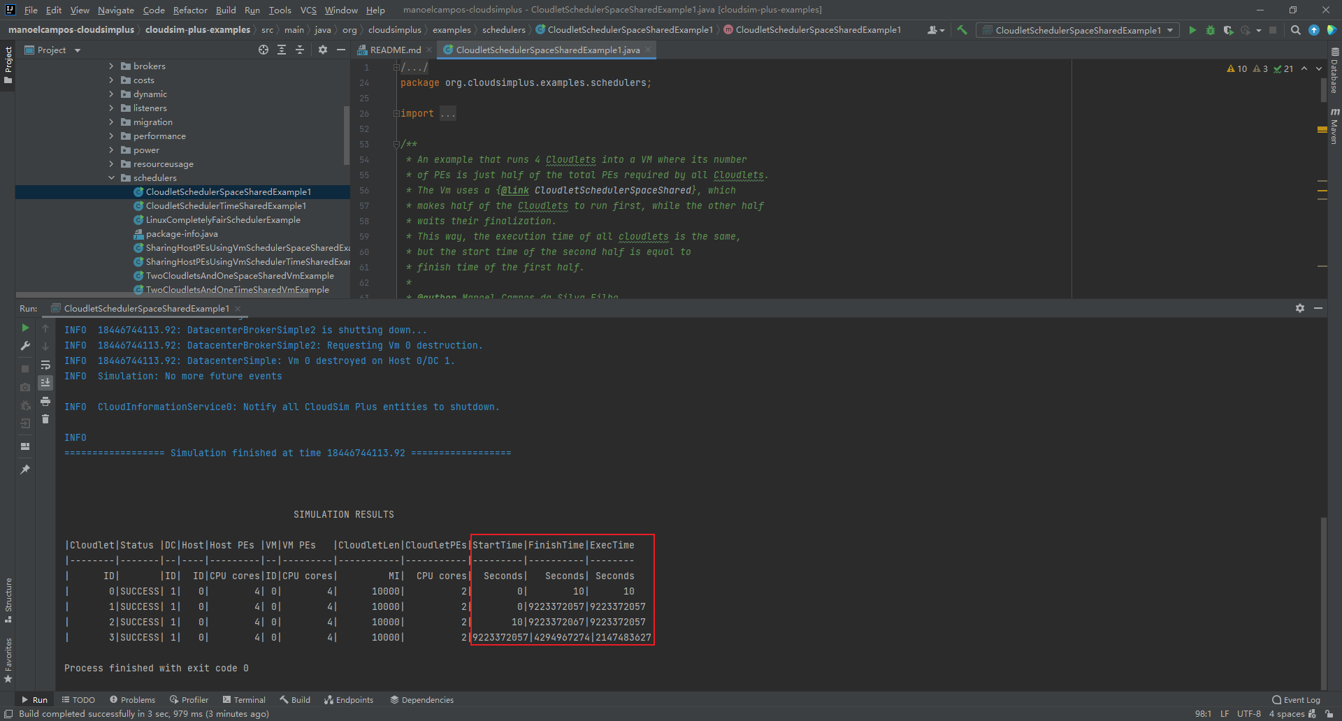 Wrong ExecTime · Issue #368 · cloudsimplus/cloudsimplus · GitHub