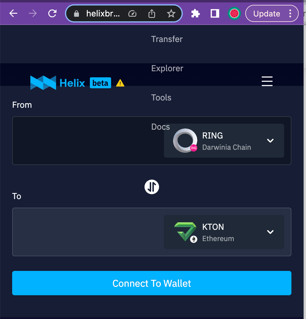 UI broken in a small size layout. · Issue #481 · helix-bridge/helix-ui · GitHub