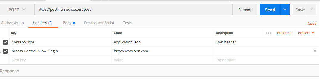 Postman Echo POST won't echo the HTTP headers of the request. · Issue ...