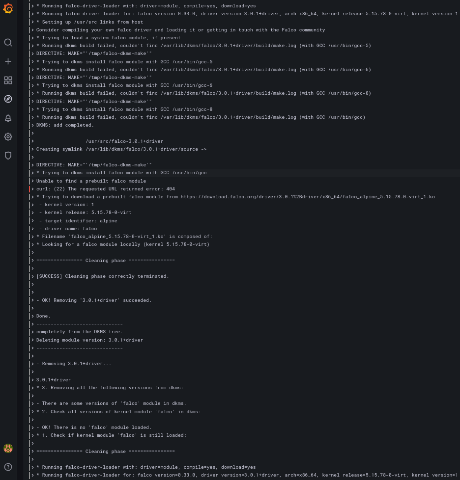 falco-driver-loader failing with civo cloud provider alpine nodes · Issue #2294 · falcosecurity ...