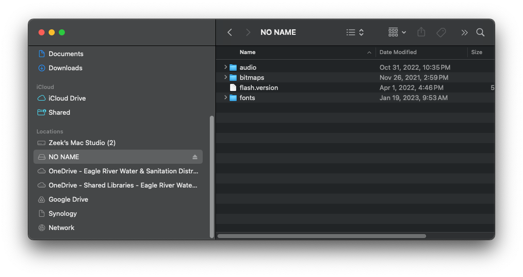 Mac OS Sonoma 14.0 "Missing Drive!" Can't update firmware or bootloader via Suite · Issue #2928 ...