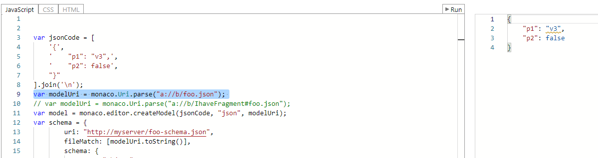 Custom JSON schema validation isn't working when using special characters in model URI · Issue ...