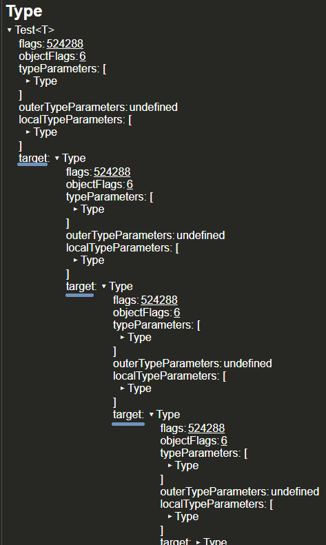 make getTargetType return undefined if would return self · Issue #904 ...