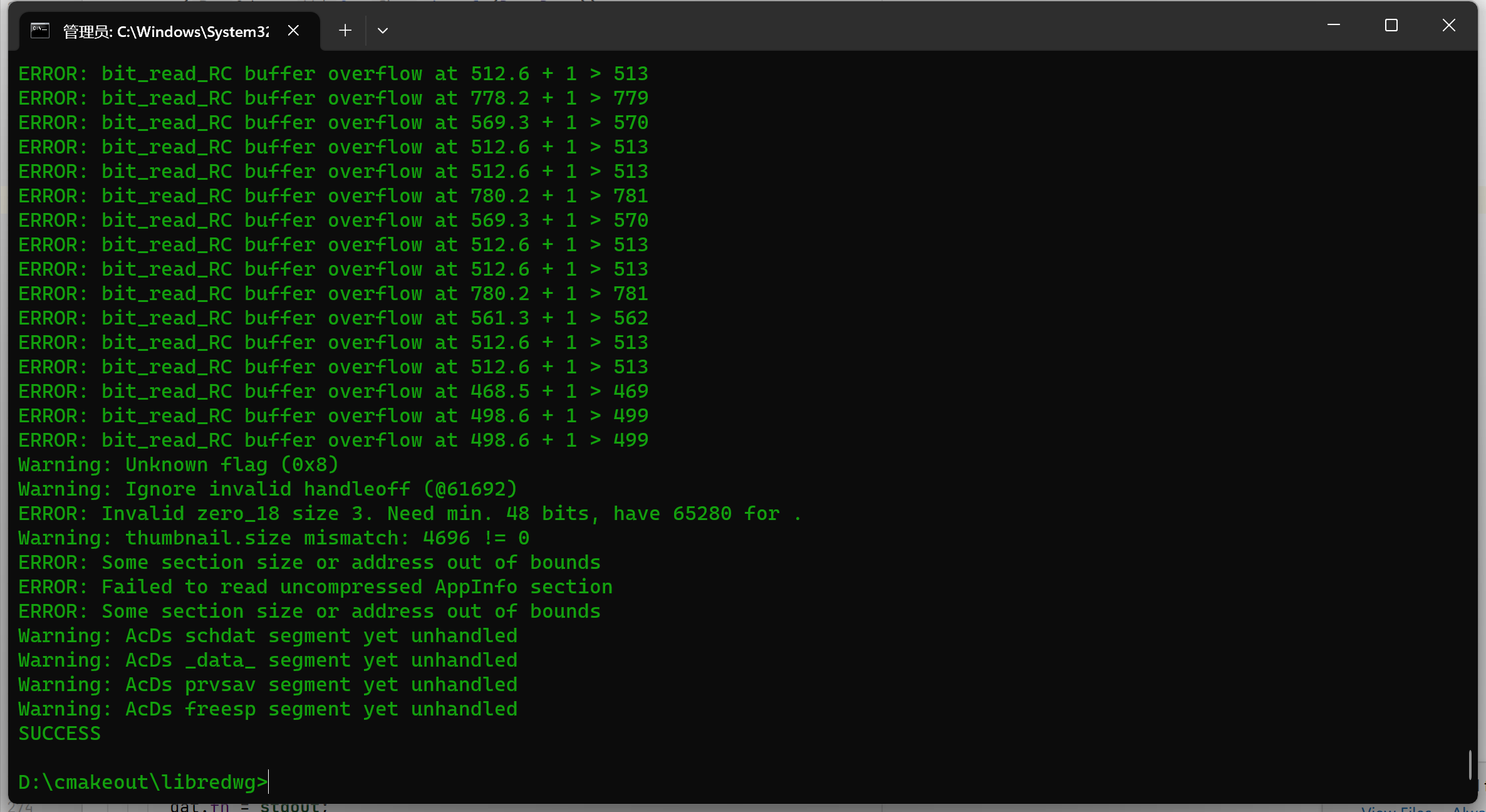 Error Code 68 · Issue 729 · Libredwg Libredwg · Github