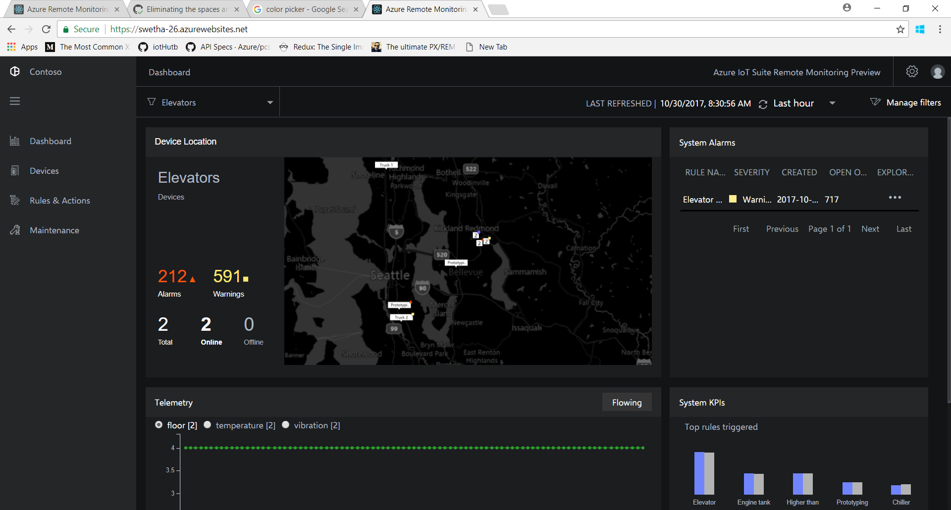Kpi's are not reacting immediately with filter change · Issue #756 · Azure/pcs-remote-monitoring ...